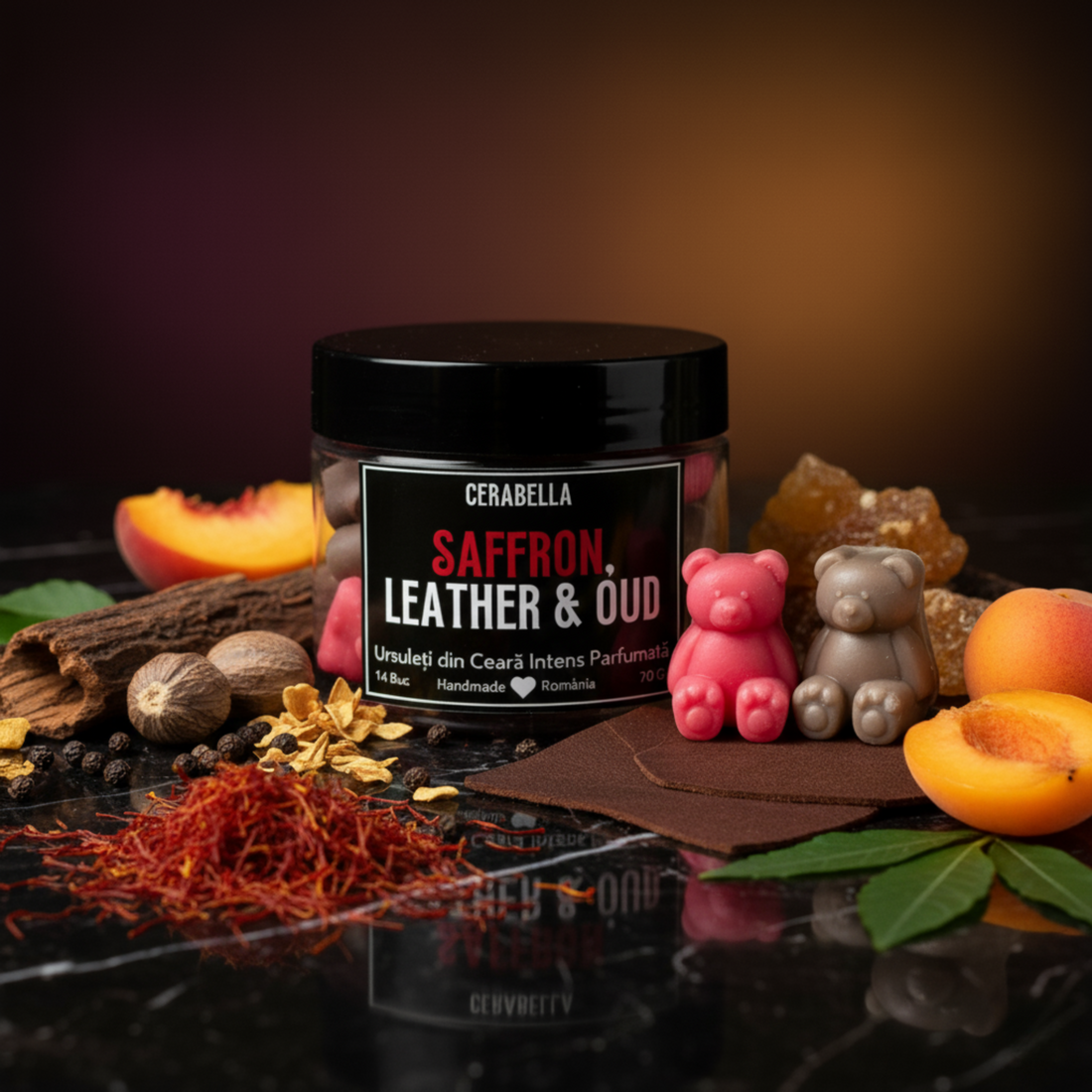 Saffron, Leather & Oud – CERABELLA